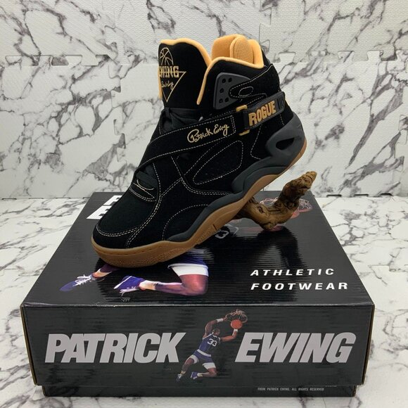 Patrick Ewing | Shoes | Mens Patrick Ewing Rogue Black Gum Sneakers ...